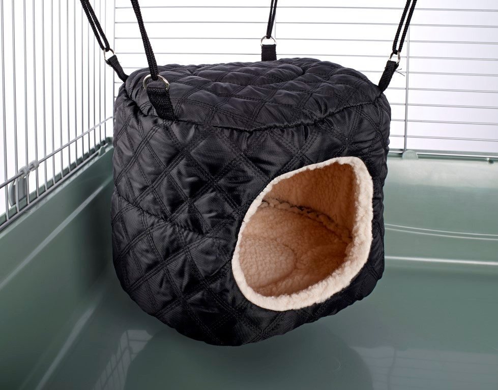 Pet Rat Ferret HUGE Rodent-Hive Toy - Quilted Black | Little Friends ...