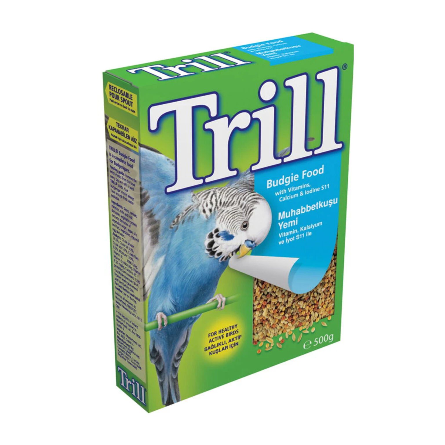 Trill Budgie Food 500g – Nutrivit Seed Mix